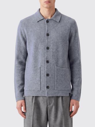 Zanone Cardigan coupe slim en laine vierge avec col et poches plaqu&eacute;es