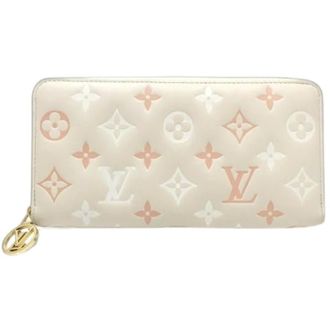 Louis Vuitton Portefeuille en cuir Vintage Pre-owned - Femme - Pre-owned - Beige - Taille: ONE Size