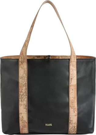 Alviero Martini 1A Classe Femme, Sacs, Noir, Taille: ONE Size Sac de magasinage r&eacute;versible en noir