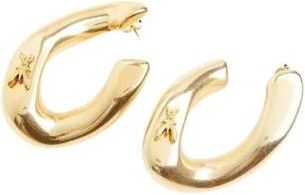 Patrizia Pepe Femme, Accessoires, Jaune, Taille: ONE Size Tone Plastic Earrings