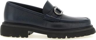 Ferragamo Homme, Chaussures, Bleu, Taille: 41 1/2 EU Cocoon Loafer