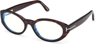 Tom Ford unisex, Accessoires, Brun, Taille: 54 MM Ft6067-B Optical Frame