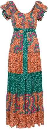 Diane Von F&uuml;rstenberg Robe longue Alejandro - Femme - Robes - Multicolore - Taille: 34 FR