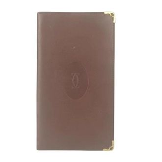 Cartier unisex, Pre-owned, Rouge, Taille: ONE Size Portefeuille Pre-owned Must Bill (bi-pli)
