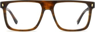 Dsquared2 unisex, Accessoires, Brun, Taille: 55 MM D2 0182 Optical Frame