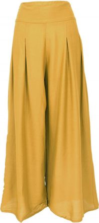 Guru Shop Boho Hosenrock, Weite Sommerhose - Senf, Damen, Synthetisch, Size:S/M