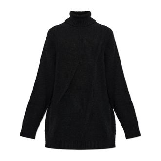 Yohji Yamamoto Woll-Rollkragenpullover - - Knitwear - Herren - Schwarzk - L
