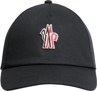 Moncler Moncler Casquette En Coton &Agrave; Logo, Homme, Noir, Taille: Uni