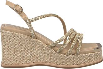 Alma En Pena Alma EN Pena, Femme, Chaussures, Brun, Taille: 38 EU Esparto Wedge Sandal Tubular Body