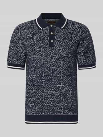 Jack & Jones Regular Fit Poloshirt im Allover-Look