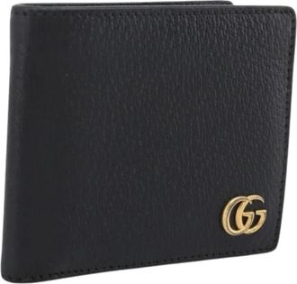 Gucci Portefeuille bifold vintage doccasion - Femme - Pre-owned - Noir - Taille: ONE Size