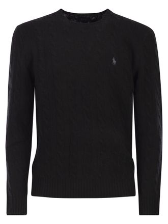 Polo Ralph Lauren Pull en maille torsad&eacute;e en laine et cachemire Polo Ralph Lauren