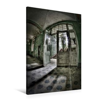 Calvendo Premium Textil-Leinwand 60 x 90 cm Hoch-Format Lost Places Vergessene Orte | Wandbild, HD-Bild auf Keilrahmen, Fertigbild auf hochwertigem Vlies, Lein