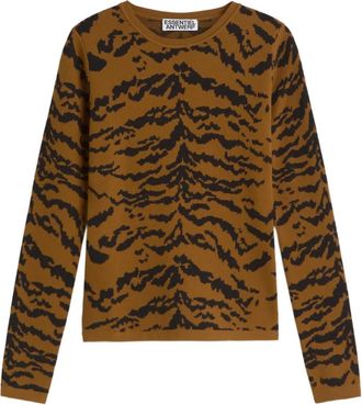 Essentiel débardeur à imprimé tigre - Marron