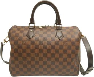 Louis Vuitton Sac &agrave; main pr&eacute;-poss&eacute;d&eacute; en toile Damier - Femme - Pre-owned - Brun - Taille: ONE Size