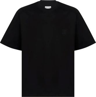 Wooyoungmi t-shirt à imprimé abstrait - Noir