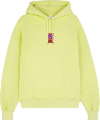 Maison Kitsun&eacute; Hoodie mit Kordelzug - Gelb