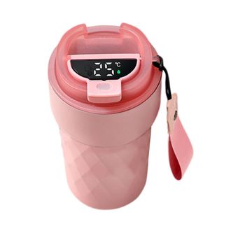 Generic Intelligenter Thermo-Kaffeebecher - isolierter Reisebecher, therm0s Edelstahl | 510 ml intelligenter doppelwandiger Vakuumbecher mit LED-Temperaturanz