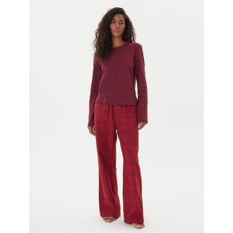 Calvin Klein Underwear Pyjama LV00QS7579 Rot Regular Fit