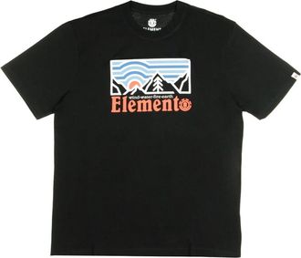 Element Schwarzes Wander Flint Herren T-Shirt - - Tops - Herren - Schwarzk - XL