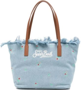 MC2 Saint Barth Femme, Sacs, Bleu, Taille: ONE Size Sac Shopper City