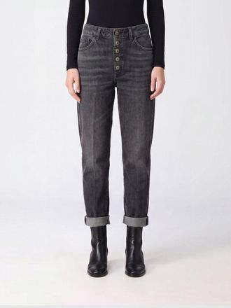 Dondup High-Waist Straight Cropped Jeans Koons von aus schwarzem Denim