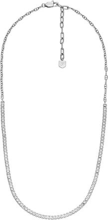 Fossil Halskette - Heritage D-Link Kette - Gr. unisize - in Silber - f&uuml;r Damen