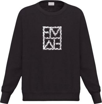 Emme Di Marella Emme DI Marella, Femme, Sweatshirts et sweats &agrave; capuche, Noir, Taille: 40 FR Emmarmony SweaT-shirt