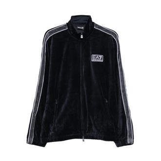 Emporio Armani Logo-Sweatshirt mit Rei&szlig;verschluss - - Sweatshirts & Hoodies - Herren - Blau - XL