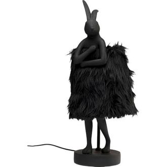 Kare Design Design Tischleuchte Animal Rabbit, Schwarz/Gold, Hasenleuchte, Tischlampe, Schlafzimmerlampe, Tiermotiv, kein Leuchtmittel enthalten, 50x18x20 cm (H/B