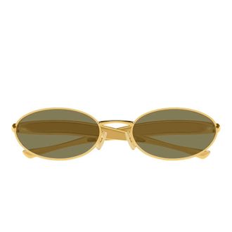 Bottega Veneta unisex, Accessoires, Jaune, Taille: 57 MM Bv1386S Lunettes de soleil
