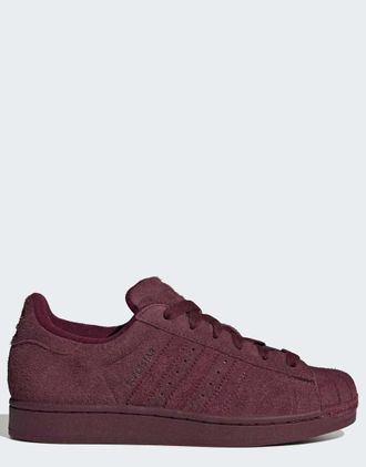 adidas Originals Superstar ii chaussures bordeaux / bordeaux / blanc cass&eacute;-Rouge