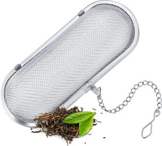 Westmark Gewürz-/Kräuter-/Teesieb, Länge: 11 cm, Rostfreier Edelstahl, Silber, 12562260