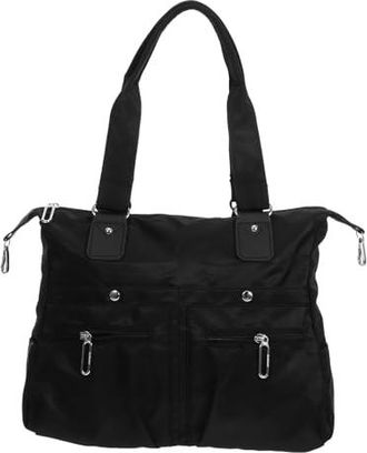 Hemobllo Paquet Cabas Bandouli&egrave;re Grosse Capacit&eacute; En Nylon Et Polyester, Paquet &agrave; Main De Travail Femme, Compartiments Multiples, Pour Bureau Et D&eacute;placements Q