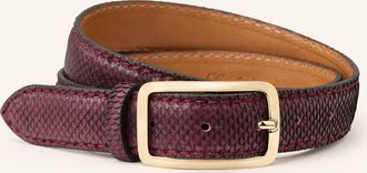 Reptiles House Lederg&uuml;rtel rot