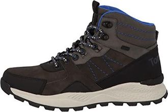Tom Tailor Homme 4280212 Botte mi-Mollet, Coal, 41 EU