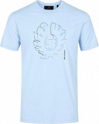 Belstaff T-Shirt London Retro Deconstructed Phoenix Cotton Regular Cut (1-tlg) Phoenix in einer geometrischen Liniengrafik neu interpretiert