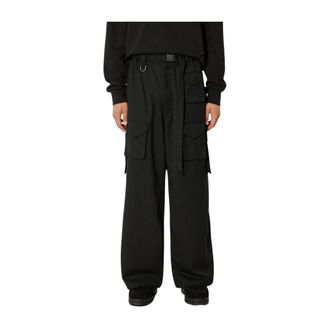 Yohji Yamamoto Refined Wool Cargo Pants - - Trousers - Herren - Schwarzk - XL