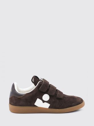 Isabel Marant Baskets basses Beth en su&egrave;de avec fermeture &agrave; scratch