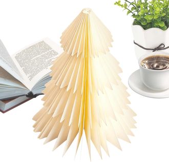 Generico Papier-Weihnachtsbaum - 30 cm (11,81 Zoll) Papier- - Faltbares f&uuml;r Weihnachts-Schreibtisch-Displays, f&uuml;gt EIN geometrisches Vintage- hinzu