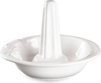 Römertopf Römertopf Hähnchenbräter Chiko Hähnchenhalter mit Aromabehälter aus Naturton weiß, ø 25,0 cm