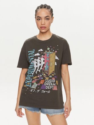 Vans T-Shirt Vivid Dreams Oversized VN000H08 Schwarz Regular Fit