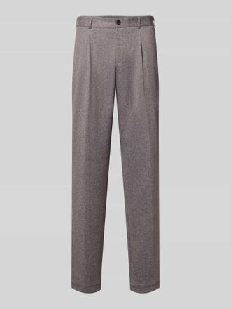Bugatti Straight Fit Stoffhose mit Baumwoll-Anteil