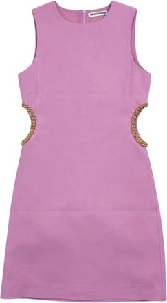 Patrizia Pepe Femme, Robes, Violet, Taille: 40 FR Robe de soir&eacute;e sans manches