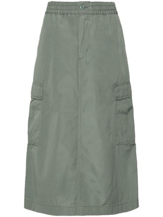 Carhartt Work in Progress jupe mi-longue W Jet Cargo - Vert