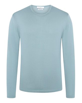 Daniele Fiesoli Softer Rundhalspullover aus &auml;gyptischer Baumwolle in