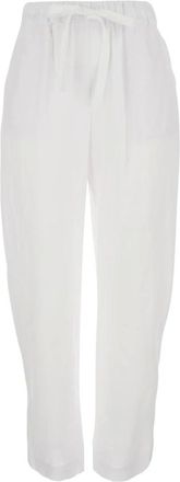 Semicouture Femme, Pantalons, Blanc, Taille: 40 FR Drawstring Pantalons