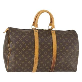 Louis Vuitton Pre-owned Canvas Weekender - - Pre-owned - Damen - Braun - ONE SIZE