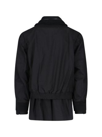 sacai Mens Jackets Black Cotton