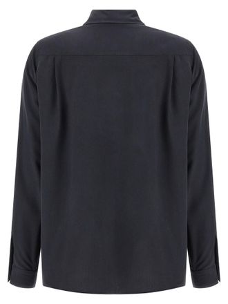 Max Mara Womens Gray Silk Blouse